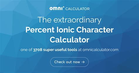 percent ionic character calculator