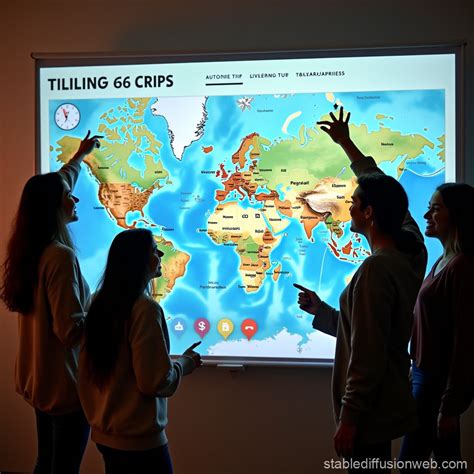 Custom Trip Planning With Interactive Map Stable Diffusion Online