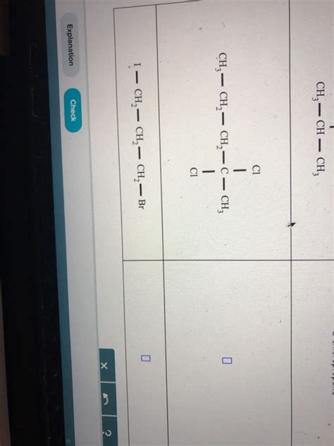 Solved CH CH CH Cl CH CH CH C CH Cl I CH CH CH Br Chegg Com