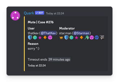 Home Quark Logger Discord Log Bot