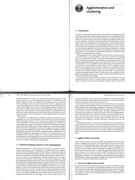 Ch2 Agglomeration And Clustering Pdf Labour Economics Profit