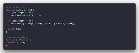 diving into javascript how to create a hex2rgb color converter