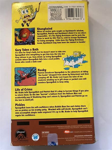 Bailiúchán Spongebob Vhs