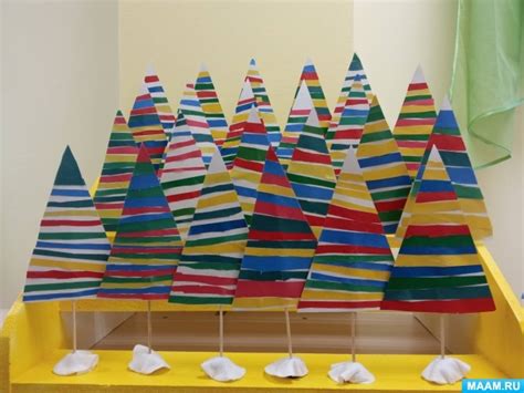 Аппликация «Ёлочка 5 фото Воспитателям детских садов школьным учителям и педагогам Маам ру
