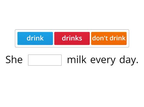 Verb Verbs Grammar Review Missing Word