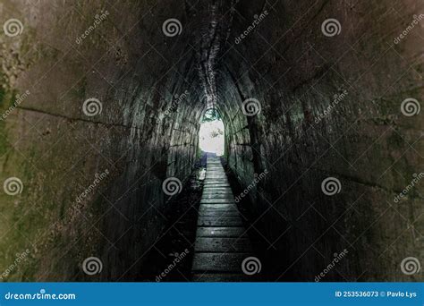Narrow Passage In The Wall Thin Tunnel Stock Image Image Of Tunnel