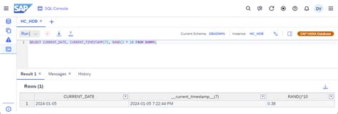 Query Databases Using The SQL Console In SAP HANA Cloud Central SAP Tutorials