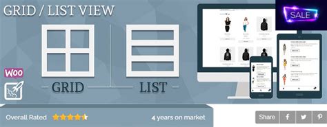 Woocommerce Gridlist View