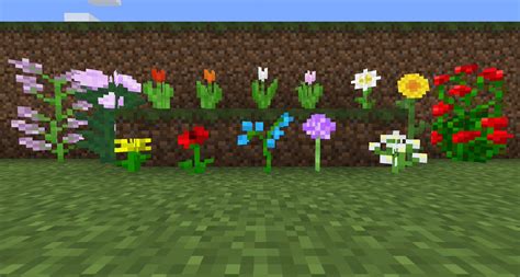 Minecraft Flowers
