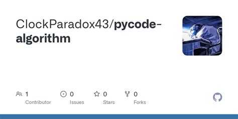 Github Clockparadox Pycode Algorithm