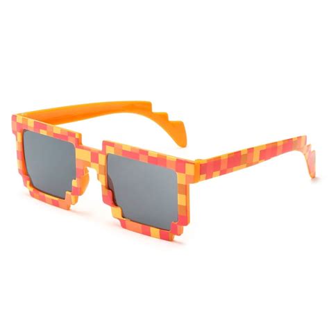 Montura De Gafas De Sol De Fiesta Mosaico Exagerado A Cuadros Verde
