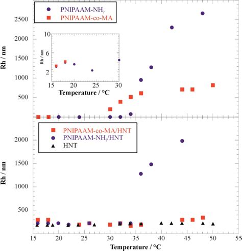 Hydrodynamic Radius As A Function Of Temperature Download Scientific