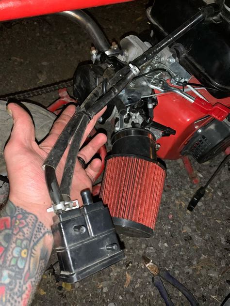 Predator 224 Carb And Air Intake Swap Help Please Rminibikes