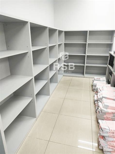 ตู้เอกสารโล่ง 4 ชั้น ขนาด 80 X 40 สูง 160 Cm เมลามีนทั้งใบ รหัส 2081 ราคาโรงงาน โต๊ะทำงาน โต๊ะ