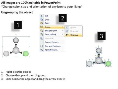 Of Flow Chart 3 Concepts Ppt Relative Circular Arrow Diagram PowerPoint Slides