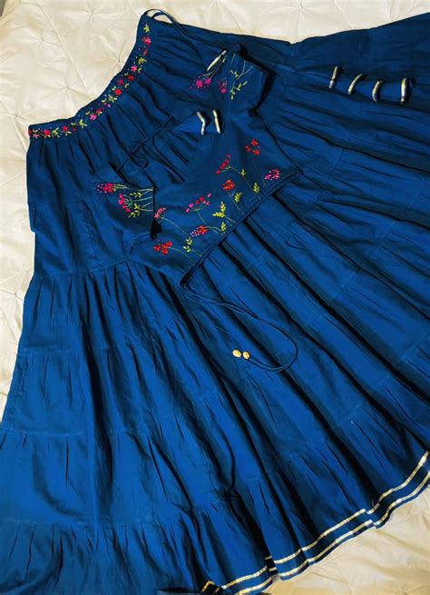 নিব্রিতা 🌿 নতুন আভিজাত্য 💙 🌿 নিব্রিতা নিয়ে এলো রিচ ব্লু কালারের এক দারুণ স্কার্ট টপস কম্বো