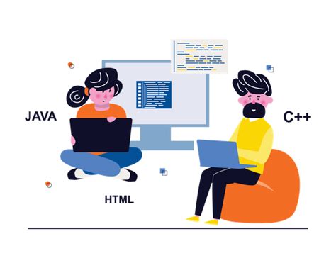 best women developer working together illustration download in png