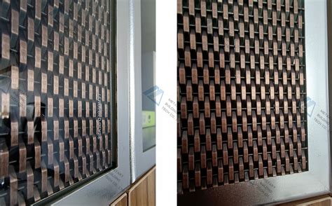 Metart Ww03b Antique Copper Finish Lift Cabin Cladding Meshmetart Building Tech Co Ltd