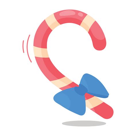 Trendy Candy Cane 16841072 Vector Art At Vecteezy