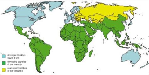 Classification Of Countries According To Their Development Slika 1 Download Scientific