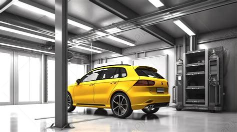 작업장 리프트에 있는 현대 차량의 3d 렌더링 리프팅 배경 작업 3d 배경 기술자 배경 이미지 Hd 리프팅 작업 3d 기술자 배경 사진 무료 다운로드 Lovepik