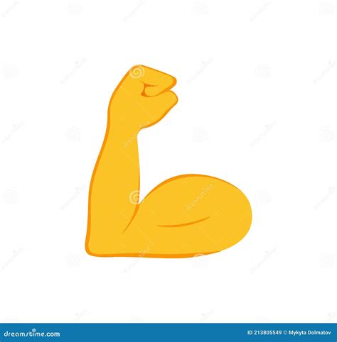 Muscle Emoticon Vector Illustration 28046684