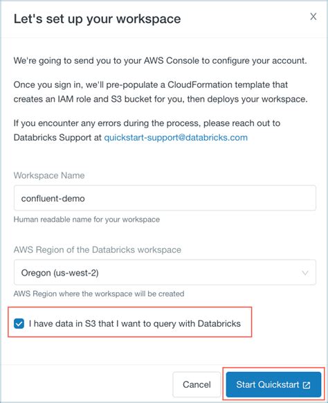 Set Up Databricks Delta Lake Aws Sink Connector For Confluent Cloud