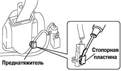 Снятие и установка переднего ремня безопасности (Мазда6 GG (Атенза ...