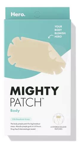 Patch Hidrocolóide Mighty Patch Hero Cosmetics Body 4ct Parcelamento Sem Juros