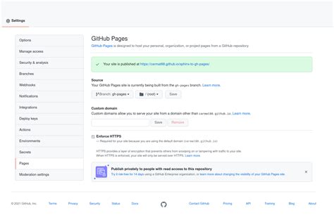 Github Carmat88sphinx To Gh Pages Testing Publishing Sphinx Docs To Github Pages Via Github
