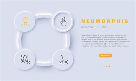 Premium Vector Biometrics Icon Set Height Fingerprinting Passport Identification Face Control