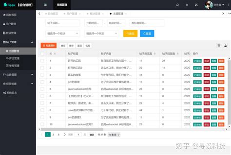 [毕设源码推荐 php毕业设计]基于java ssm 校园论坛管理系统 知乎