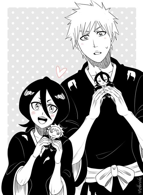 Kuchiki Rukia And Kurosaki Ichigo Bleach Drawn By Dangerousbride Danbooru