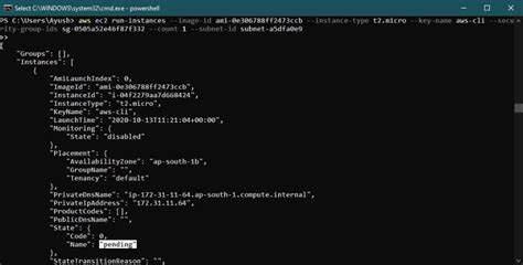 Github Ayush 8working With Aws Creating A Key Pair Security Group Launching