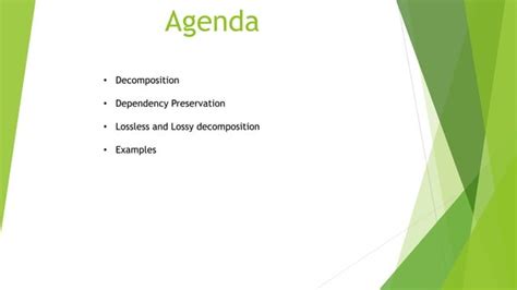 Decomposition In Dbms Check The Lossless And Lossy Concept Pptx