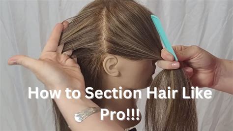 mastering hair sectioning divide your hair into 4 parts like a pro