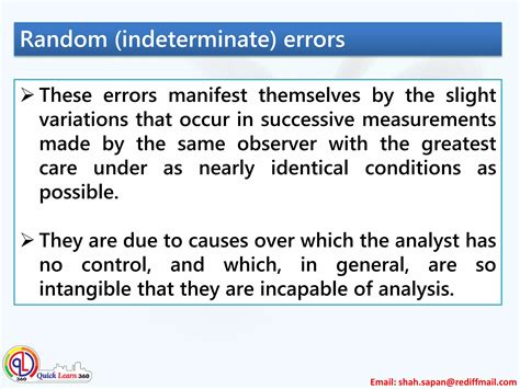 Errors And Its Minimization Pdf