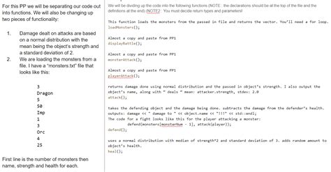 Solved For This PP We Will Be Separating Our Code Out We Chegg