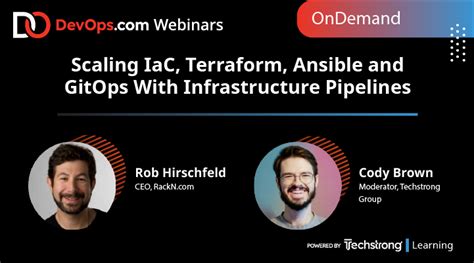 webinar scaling iac terraform ansible and gitops with infrastructure pipelines by techstrong