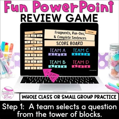 Fragment Run On And Complete Sentence Interactive Game Tpt