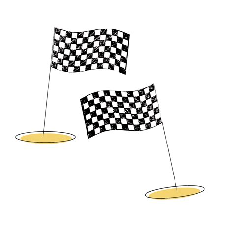Free Checkered Flag Line Clipart Template To Edit Online