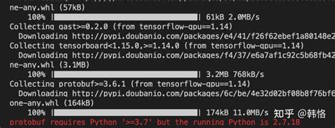 Python27安装tensorflow Gpu 114 知乎