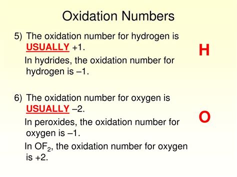Ppt Oxidation Numbers Powerpoint Presentation Free Download Id
