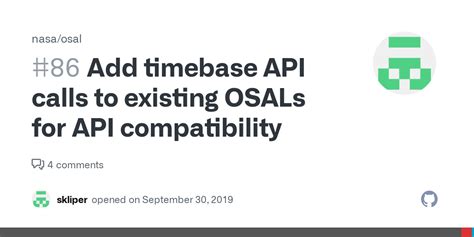 add timebase api calls to existing osals for api compatibility · issue
