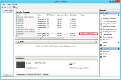 hyper v meldung sicherung wird ausgeführt windows faq