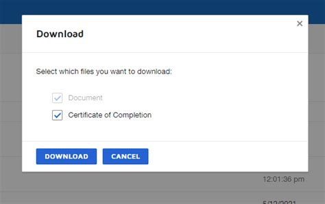 Node Js Any Way To Get Certificate Of Completion From Docusign Getagreementpdf Stack Overflow