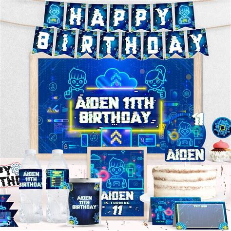 Computer Coding Birthday Invitation Etsy