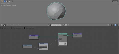 Simple Cast To Sphere Modifier In Blender Using Geometry Nodes