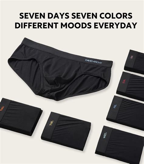 David Archy Mens Underwear Briefs Bamboo Rayon Soft Breathable No Fly