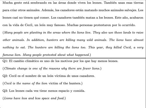 An Example Of A Document With Low Textual Complexity And The